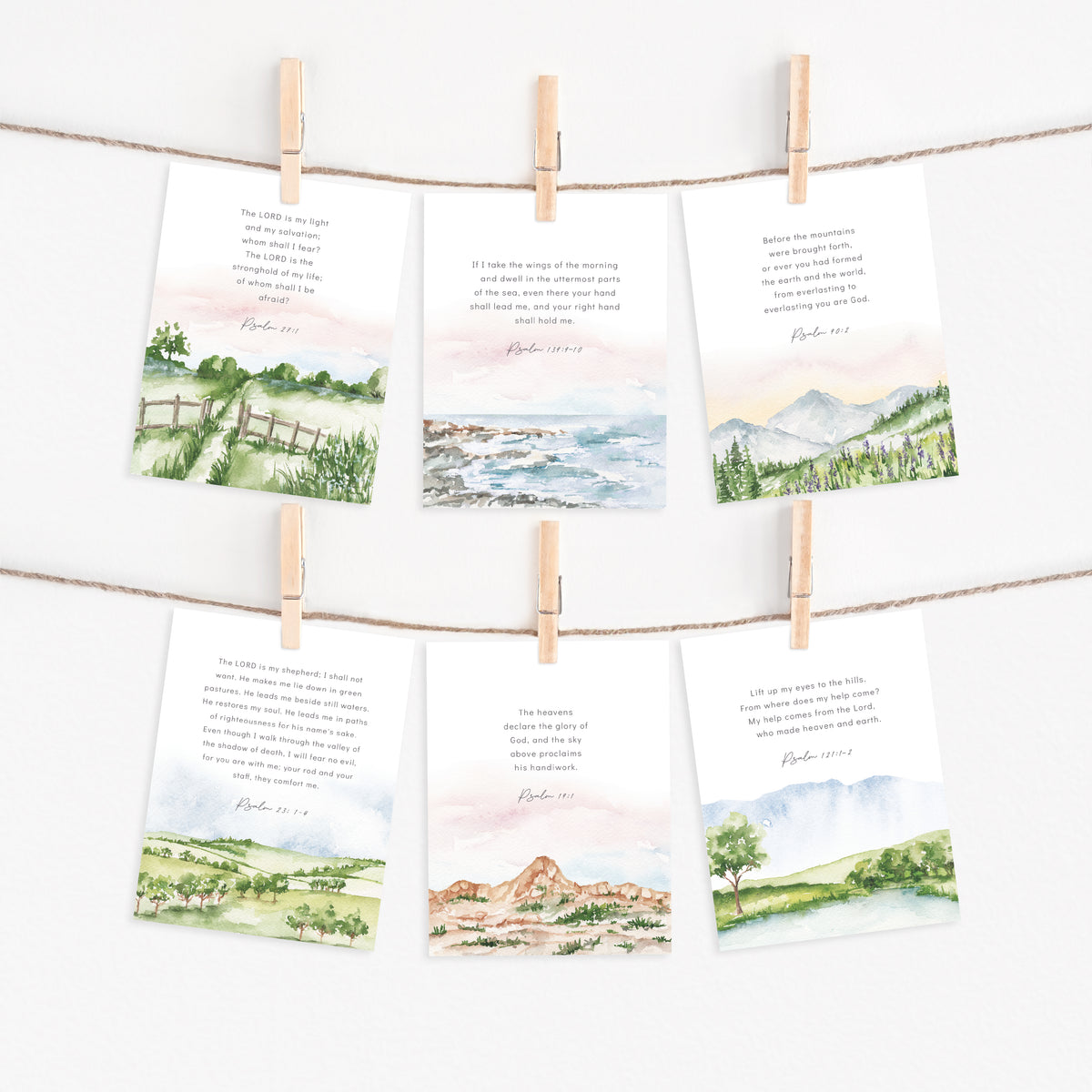 Scripture Card Set - Psalms Edition – Me and Mary Shop